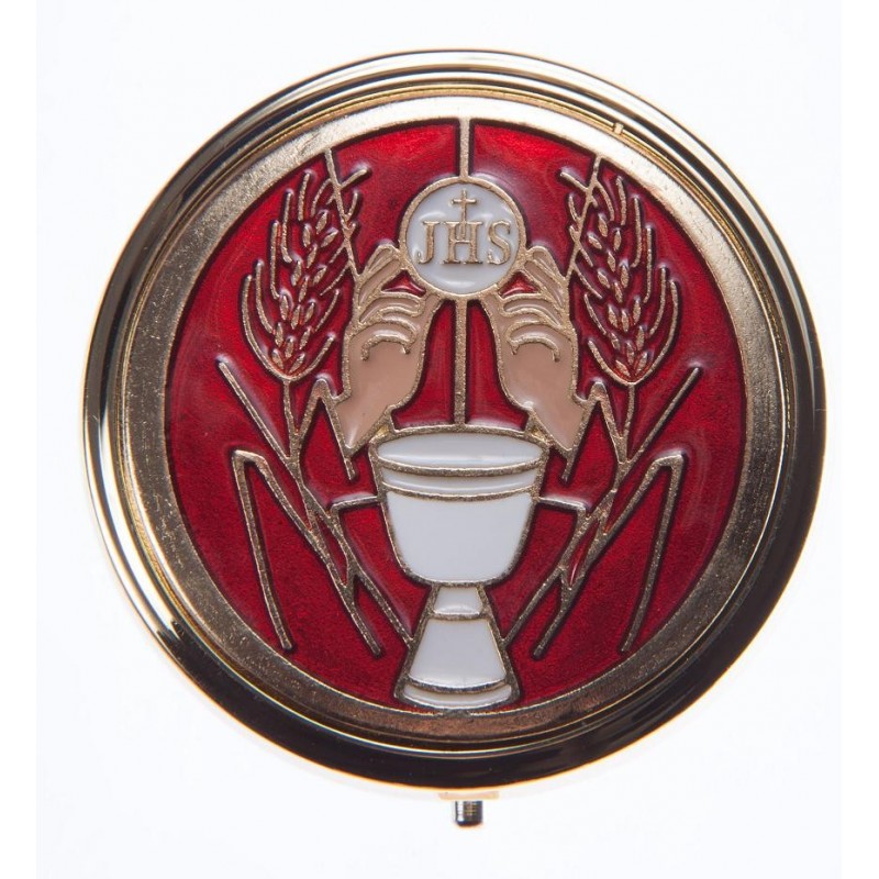 Chalice Holy Communion Pyx Red